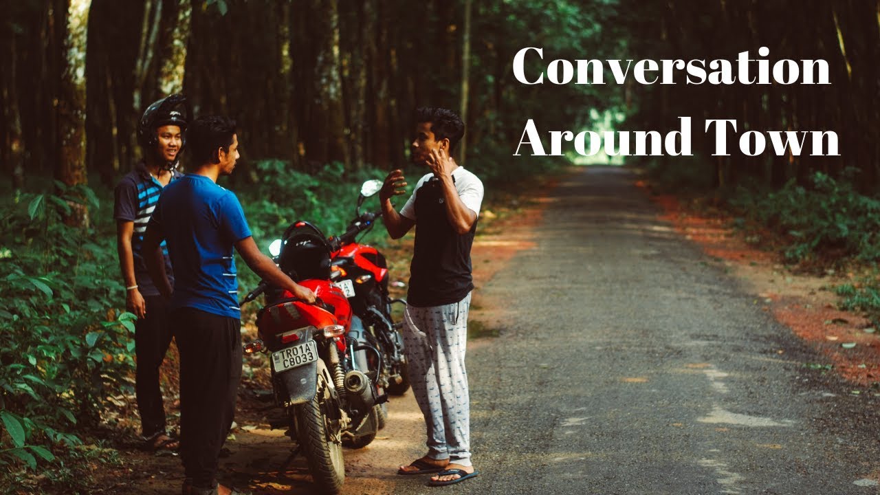 English Conversation: Around Town - YouTube