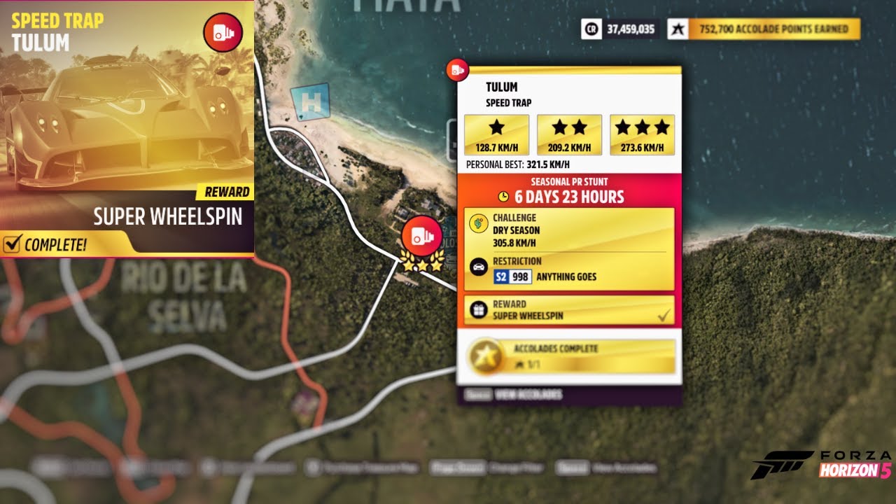 FORZATHON Speed Trap Tulum - Forza Horizon 5 - YouTube