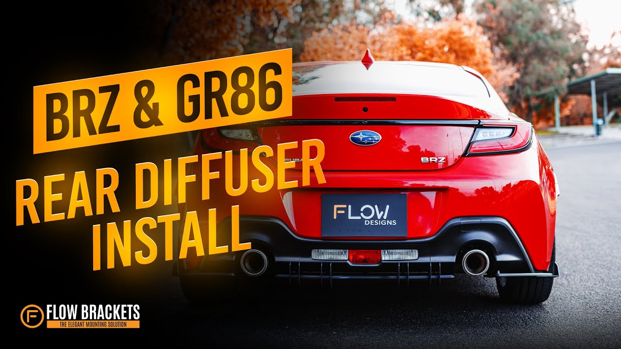 How to Install our Rear Diffuser on the new BRZ & GR86 | Flow Designs ...