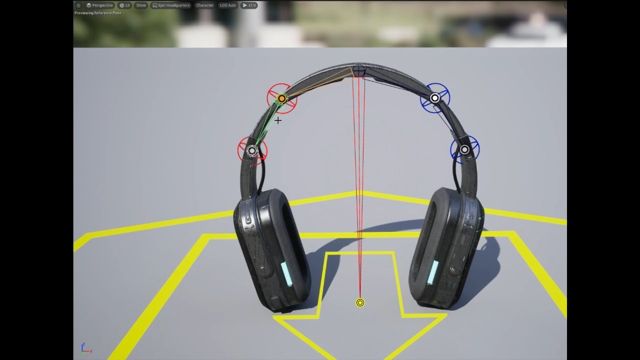 Headphone & Chips Bag Rigged in Unreal Engine 5 #UnrealEngine #GameDev ...