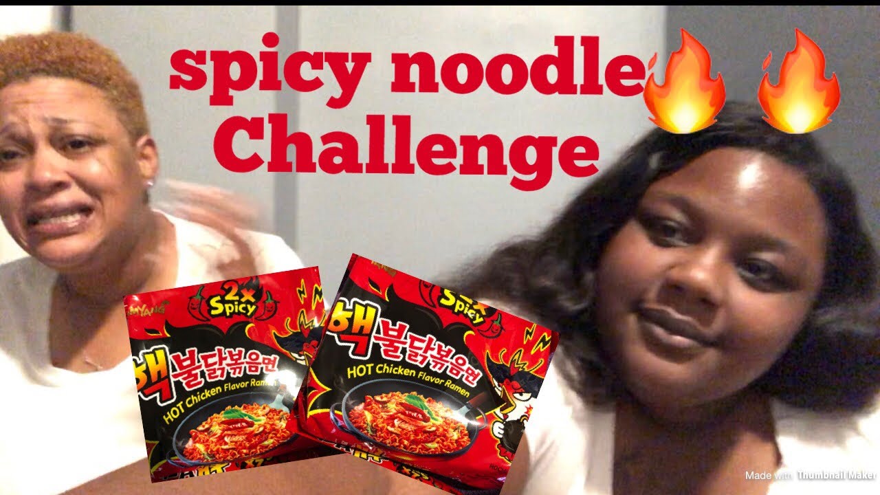 Spicy noodle challenge fail *Vomit* - YouTube