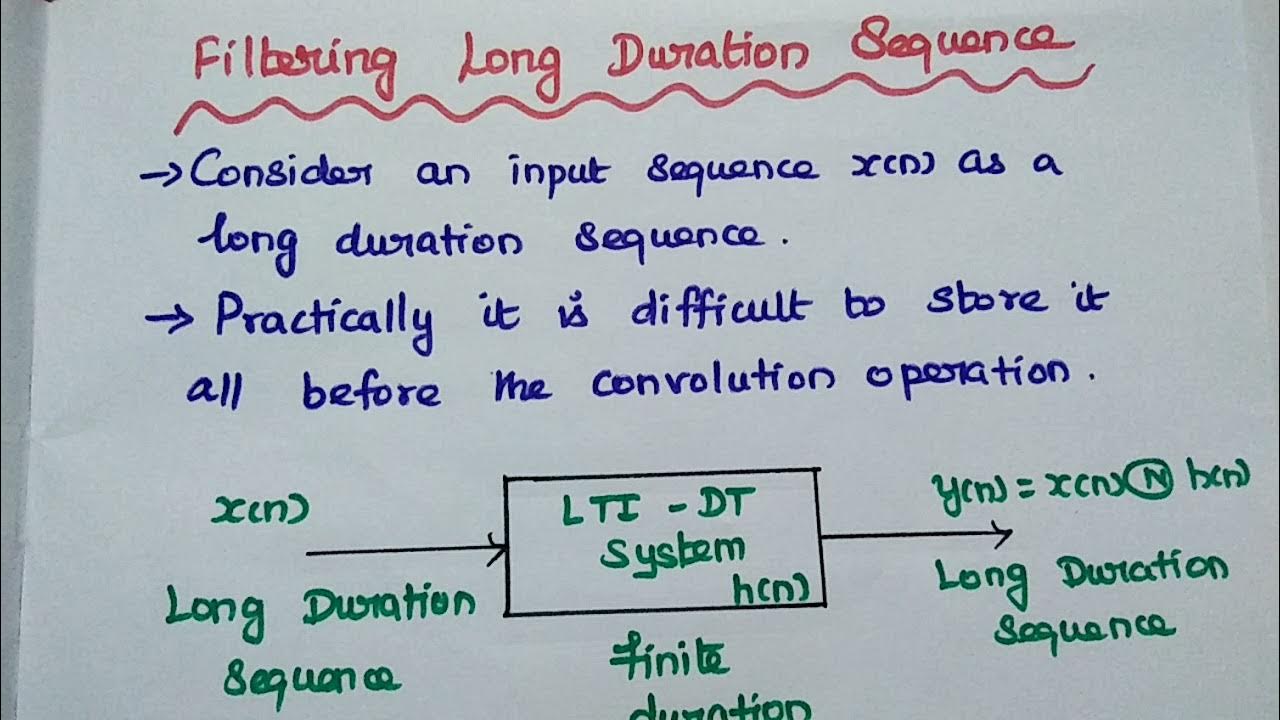 Filtering Long Duration sequence in LTI - DT systems - Overlap-save method and overlap-add ...