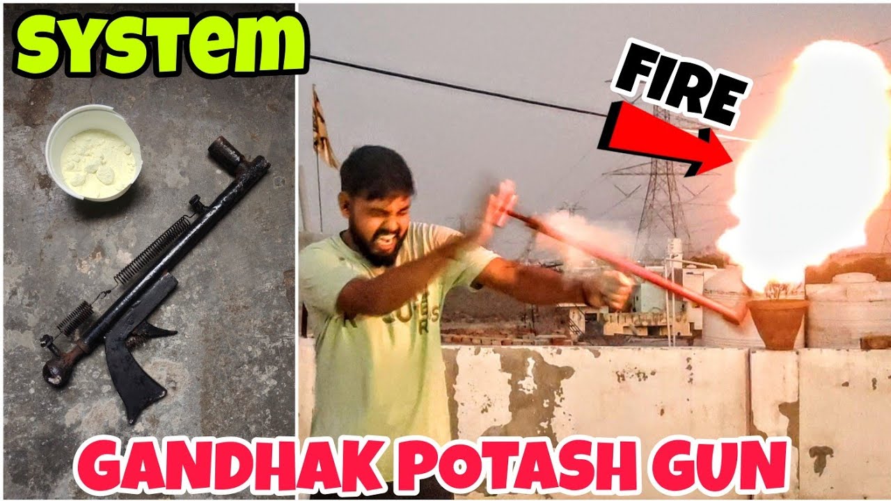 Gandhak Potash Gun 🤯 💥| Gandhak Potash 🔥 | Gandhak Potash Gun kaise ...
