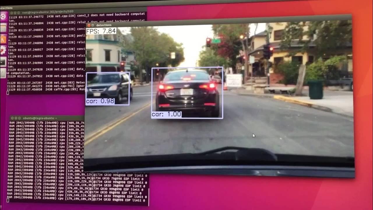 Realtime Object Detection with SSD on Nvidia TX1 - YouTube