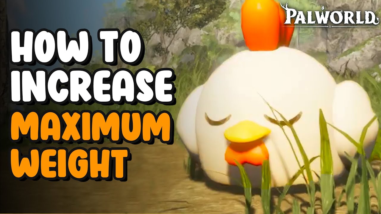How To Increase Maximum Weight | Palworld - YouTube