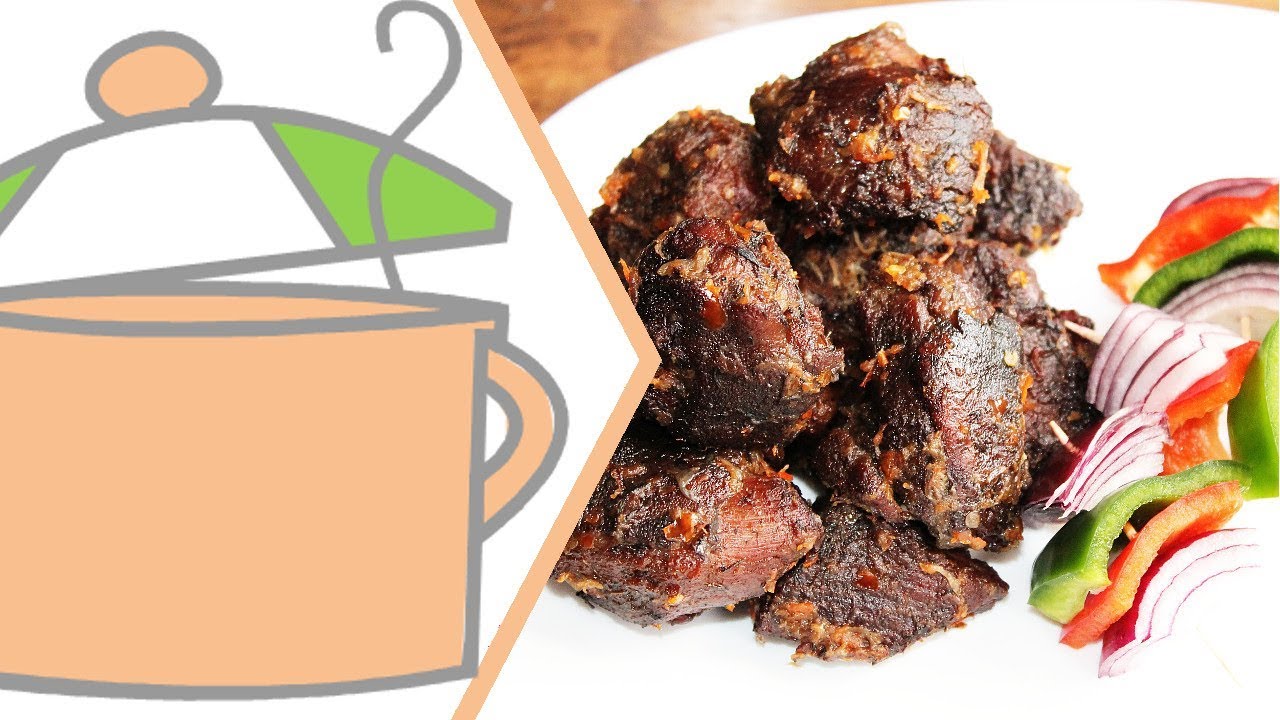 Nigerian Small Chops 3: Nigerian Asun (Peppered Goat Meat) | Flo ...
