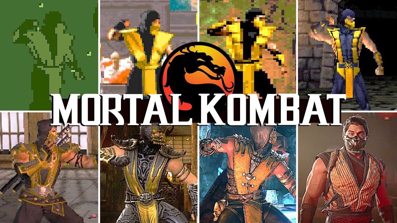 Evolution Of Scorpion From Mortal Kombat Games 1992-2023 - YouTube