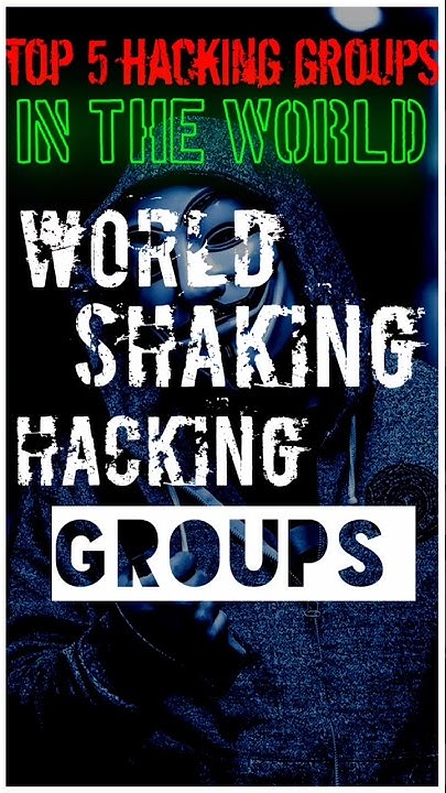 Top 5 Hacker groups in the world. World-shaking hacking group🕷️☠️ #youtubeshorts #shorts - YouTube