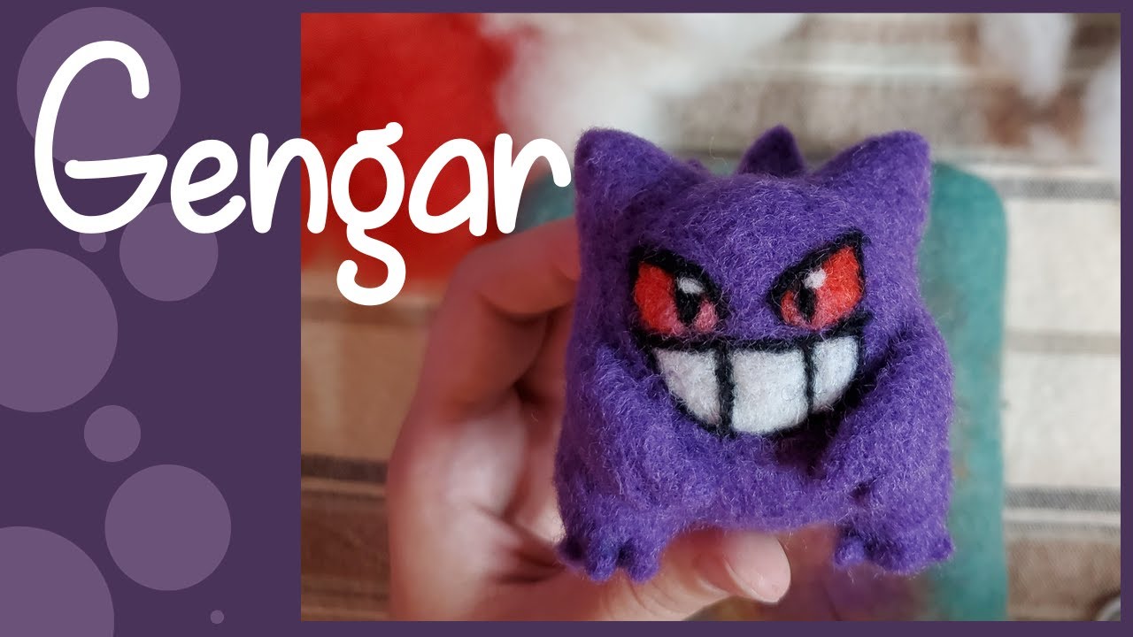 Needle Felting a Gengar - YouTube
