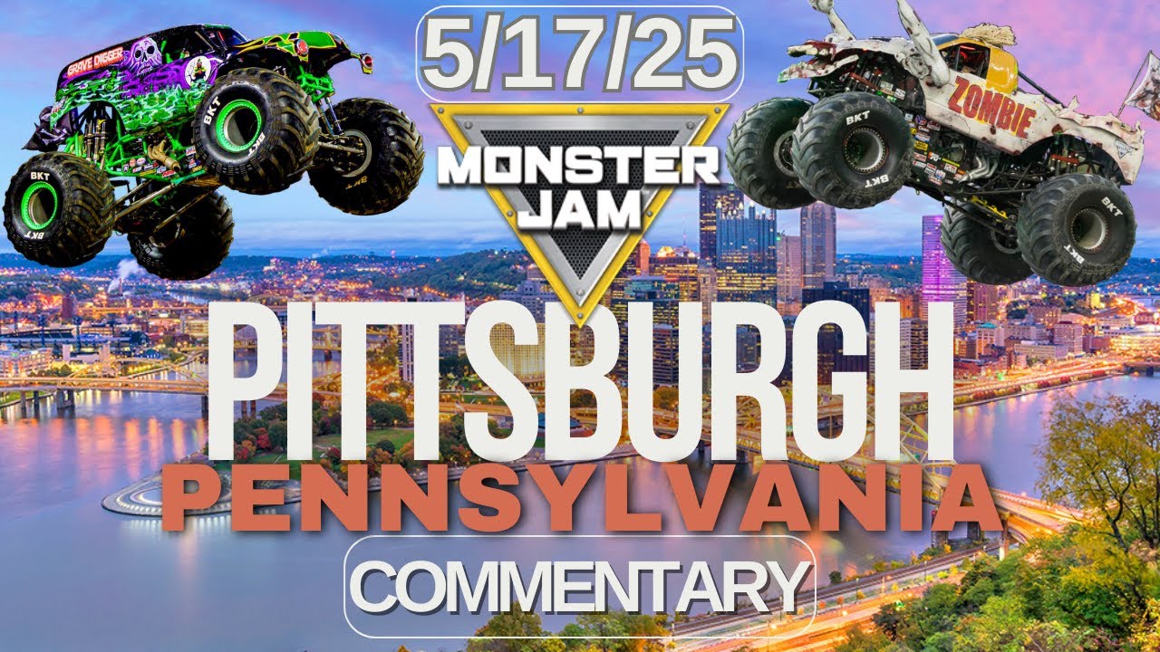 WHO WILL WIN THE SERIES Monster Jam Pittsburgh 2025 Commentary - YouTube