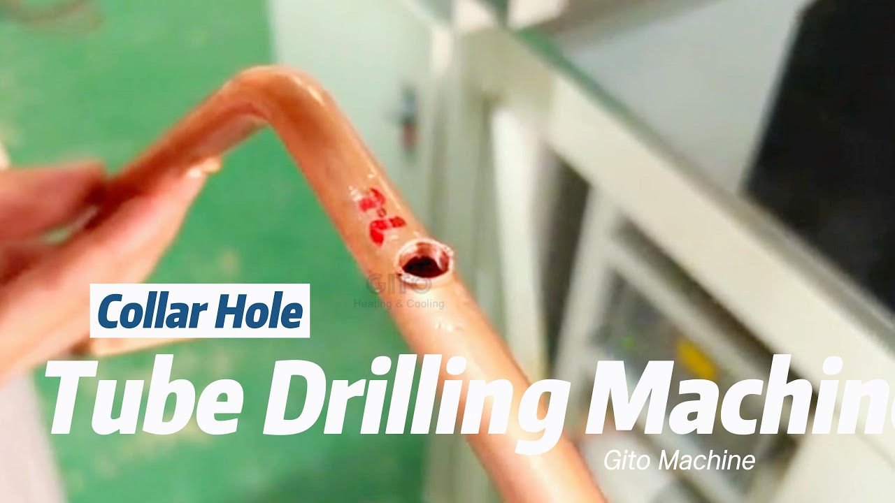 Heat Exchanger Copper Header Pipe Hole Drilling Machine - YouTube