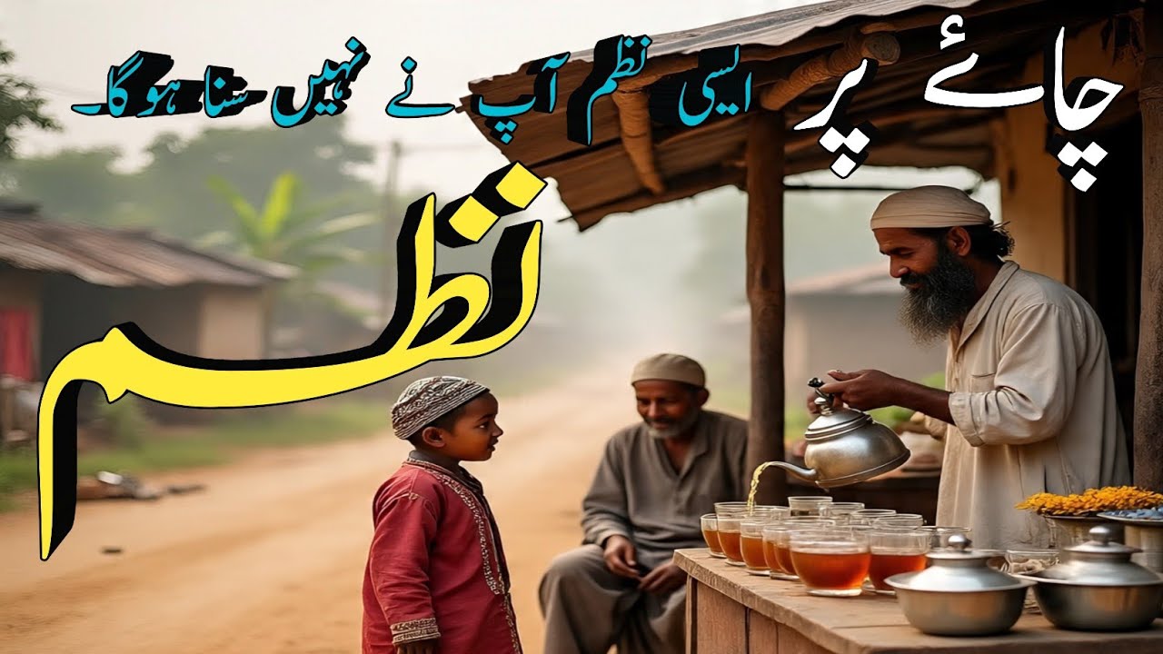 Chay Per New Nazam 2025|Tea Poetry 2025|Chay Per Beautiful Awadhi ...