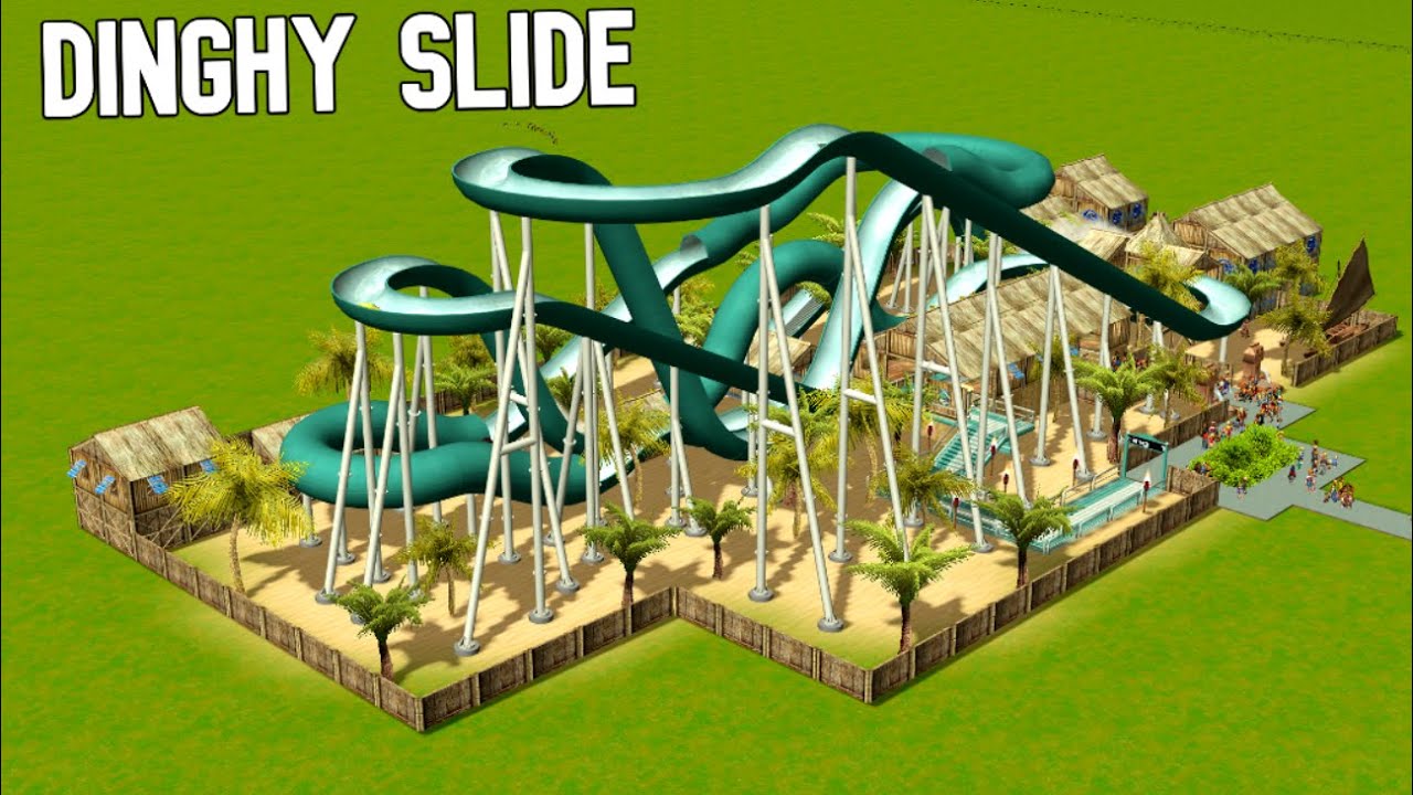 RCT3 Coaster Challenge #7 - Dinghy Slide - YouTube