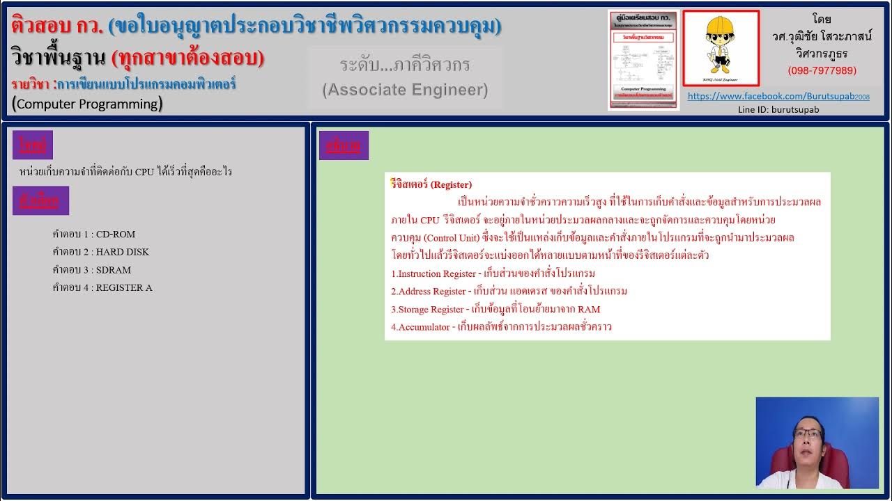 EP01.ติวสอบ กว.: วิชาการเขียนแบบโปรแกรมคอมพิวเตอร์ (Computer Programming) - YouTube