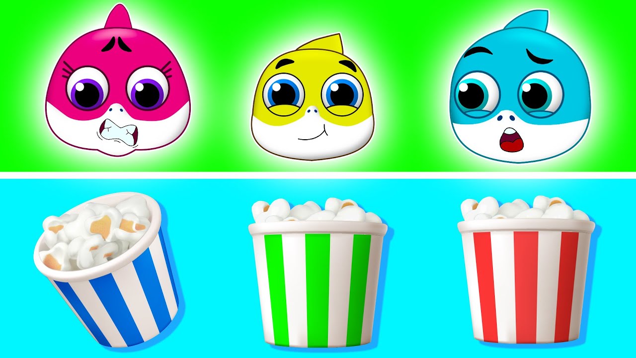I Love Popcorn Song | Baby Shark Kids Songs And Nursery Rhymes - YouTube