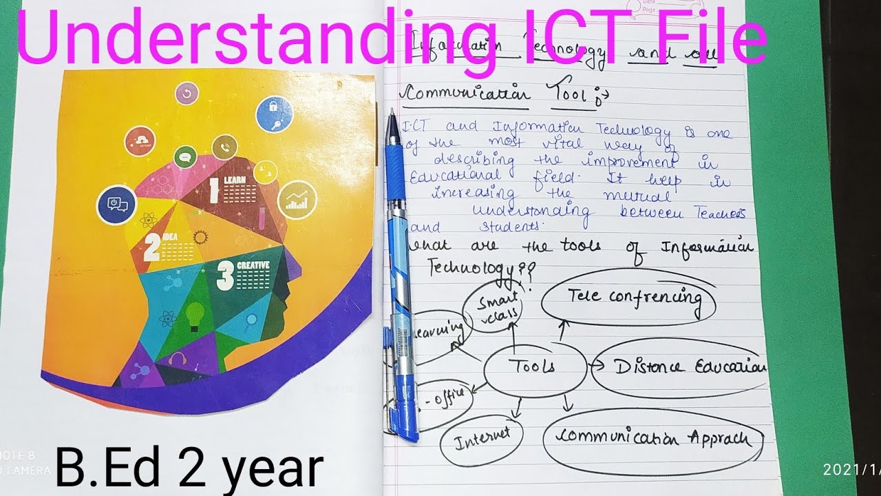 ICT File / Complete Detailed file Explaination / B.Ed 2 year - YouTube