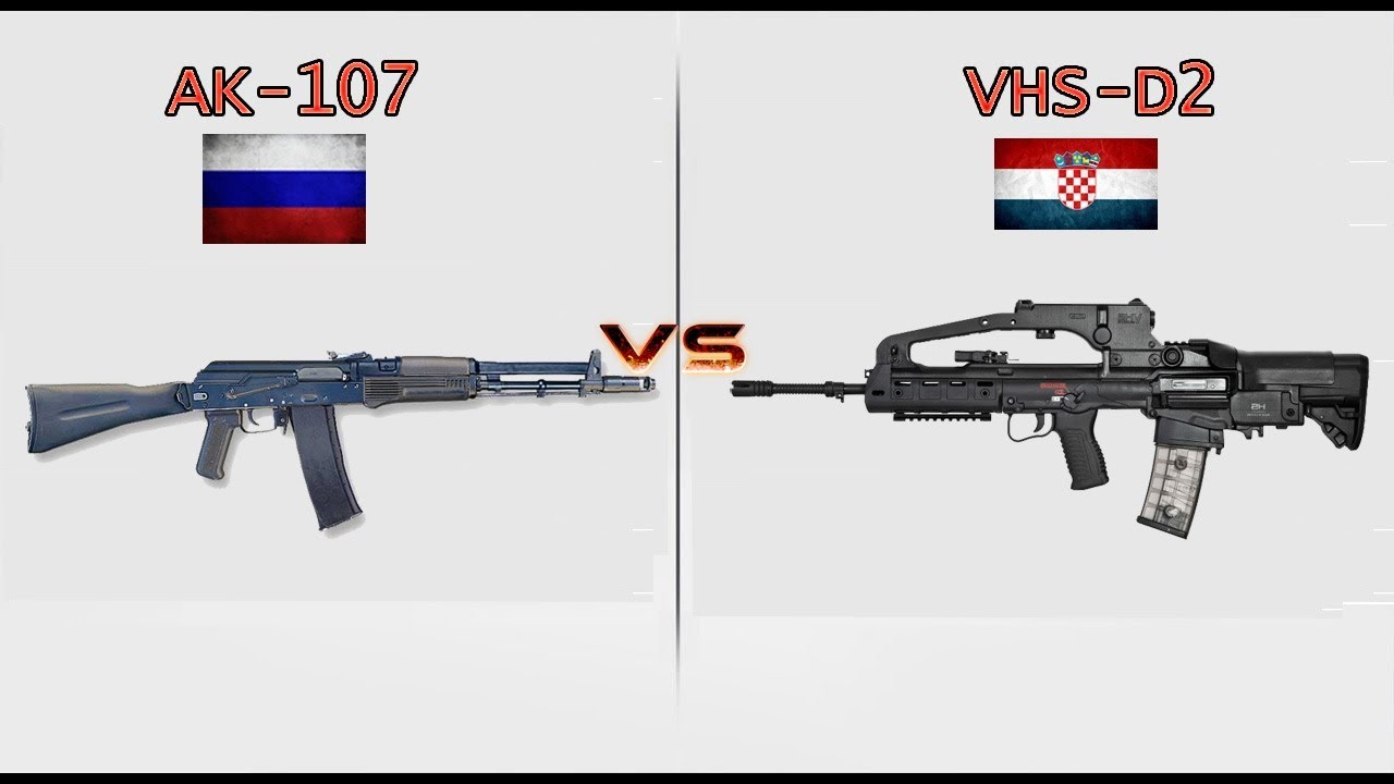 AK 107 VS VHS D2 - YouTube