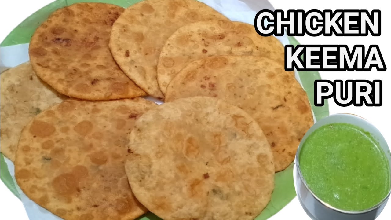 Chicken Keema Puri Recipe | Tasty chicken Puri UP style me 🤤..बहुत आसान ...