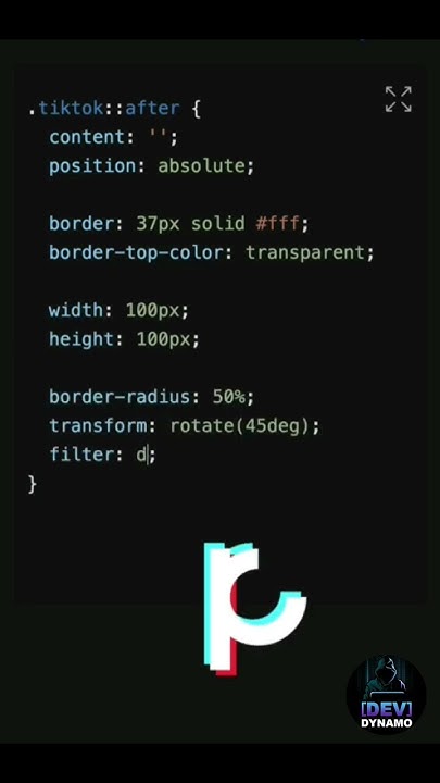 Tik Tok Logo Only Using Html And Css Coding Programminglanguage Htmlcss Javascript