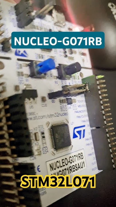 NUCLEO-G071RB : STM32L071 #trending #stm32 - YouTube