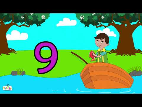 One Two Three Four Five | 2D Animation Kids | Toon Toon Tv | Number Song | Nursery Rhymes Collection