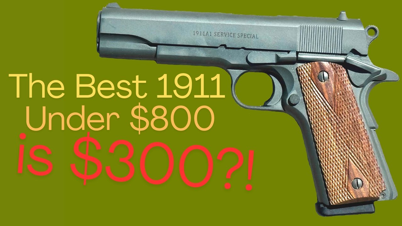 Review: Tisas 1911a1 Service Special US Army WW2 GI Clone Replica - YouTube