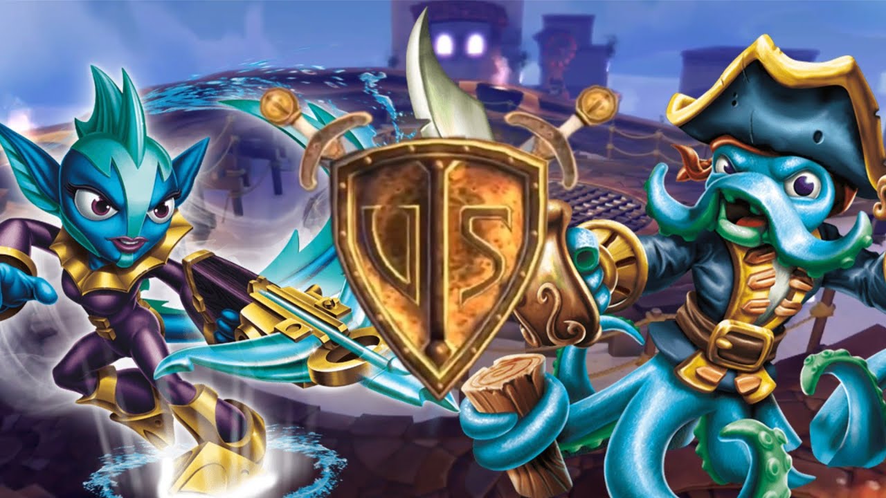 Punk Shock Vs Swash Buckler PVP Arena Battle Skylanders Swap Force ...