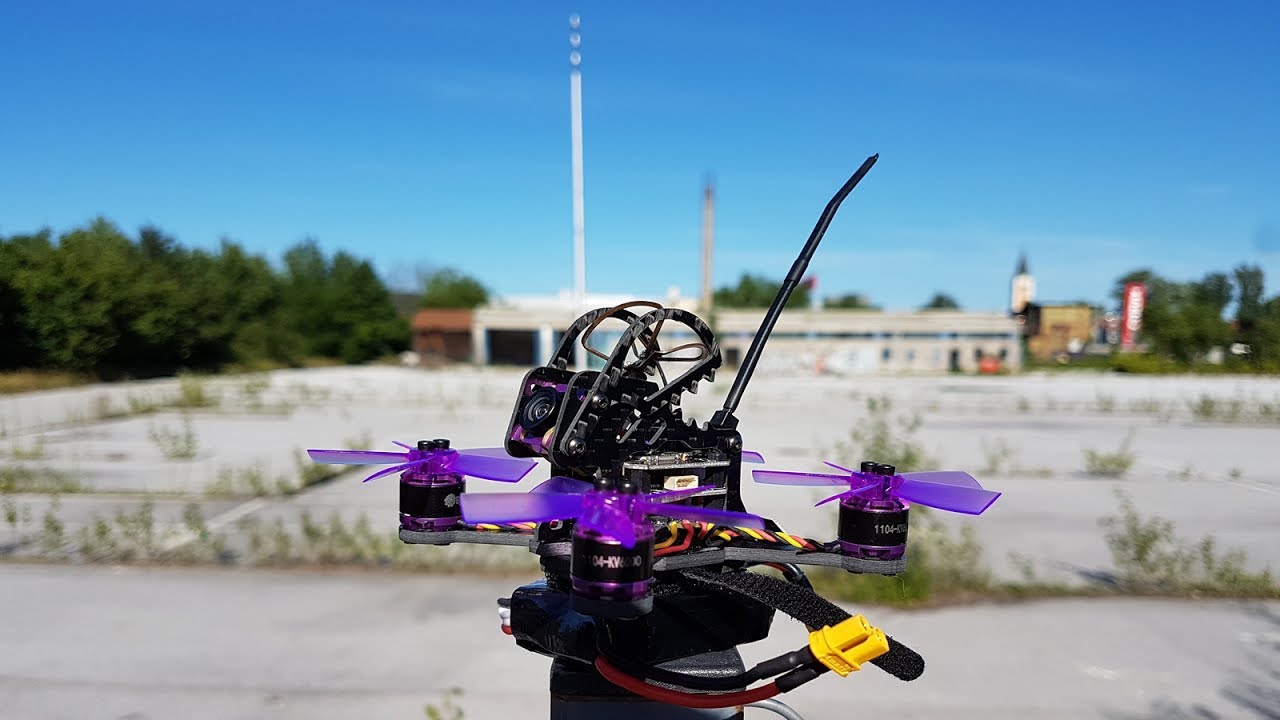Lizard95 95mm AMAZING MUST HAVE 3S 110g micro quad from Eachine - MAIDEN "out of the box" flight ...