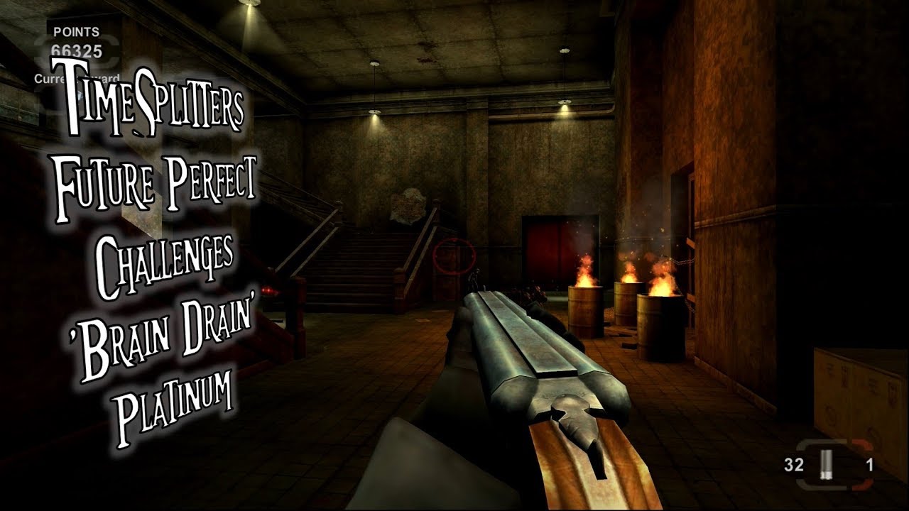TimeSplitters Future Perfect Challenges 'Brain Drain' Platinum HD - YouTube