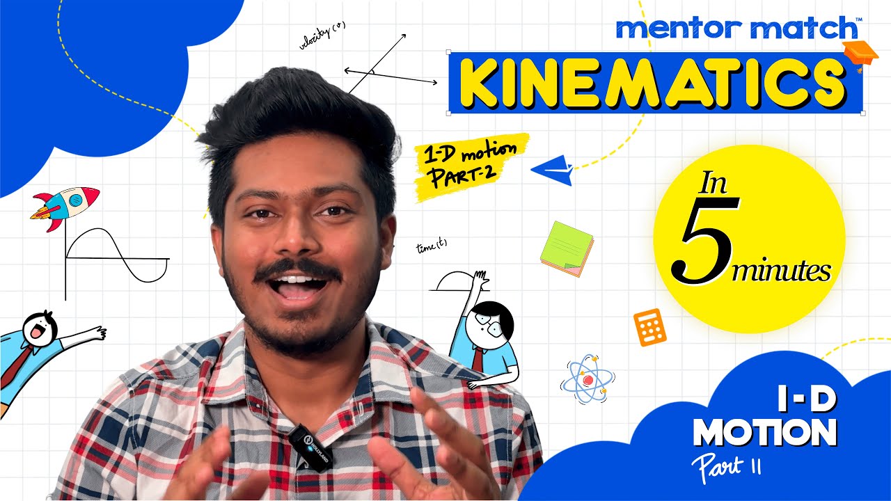 Motion Equation in 5 Minutes | 1D Kinematics | AP Physics 1 - YouTube