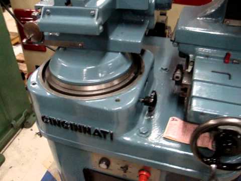 Cincinnati Monoset Cutter Grinder w/Tooling - YouTube