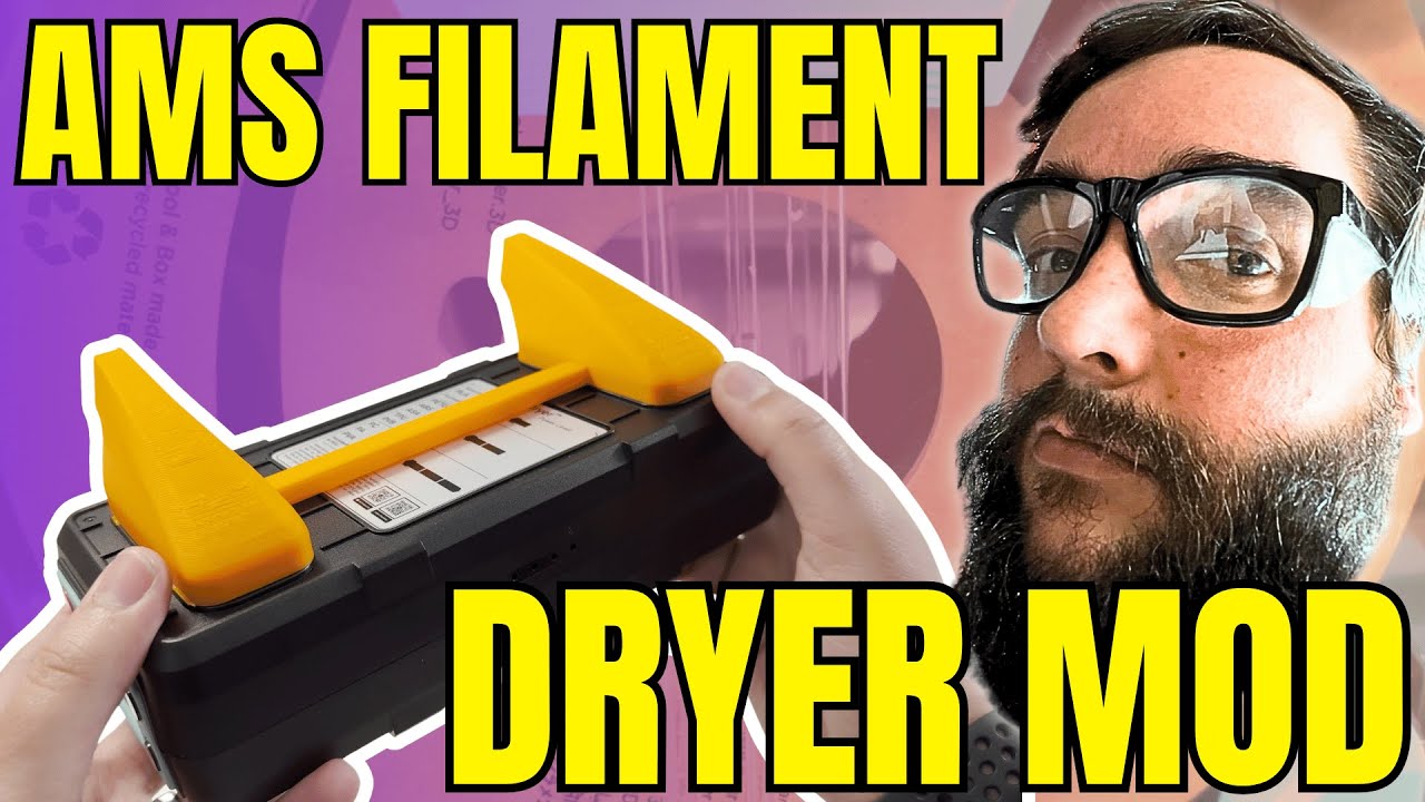 AMS Active Drying? The Bambu Lab AMS PolyDryer Upgrade You Need To See - YouTube