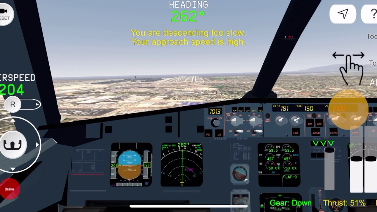 Landing on FS Advanced - YouTube