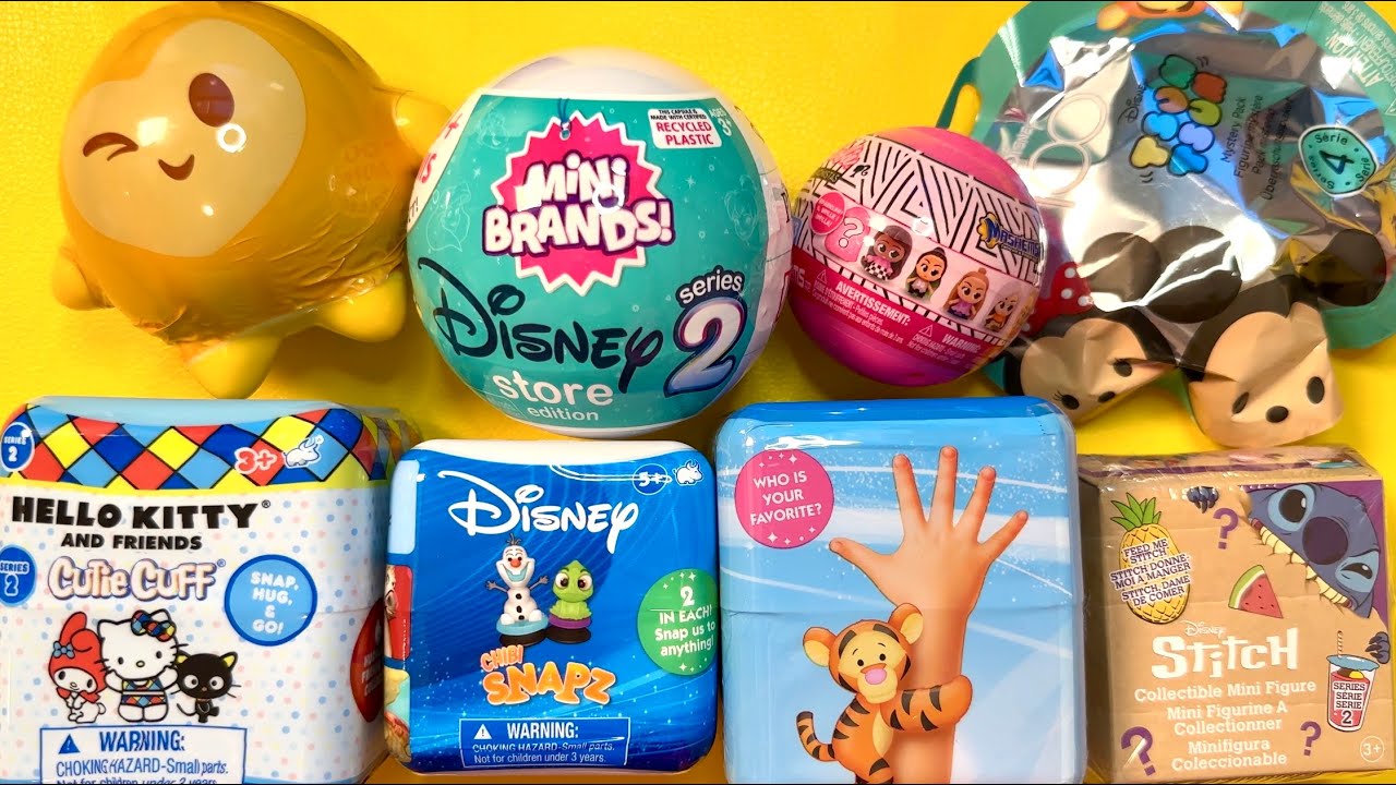 11 minutes ASMR Unboxing NEW Blind Bags! NO Talking Video - YouTube