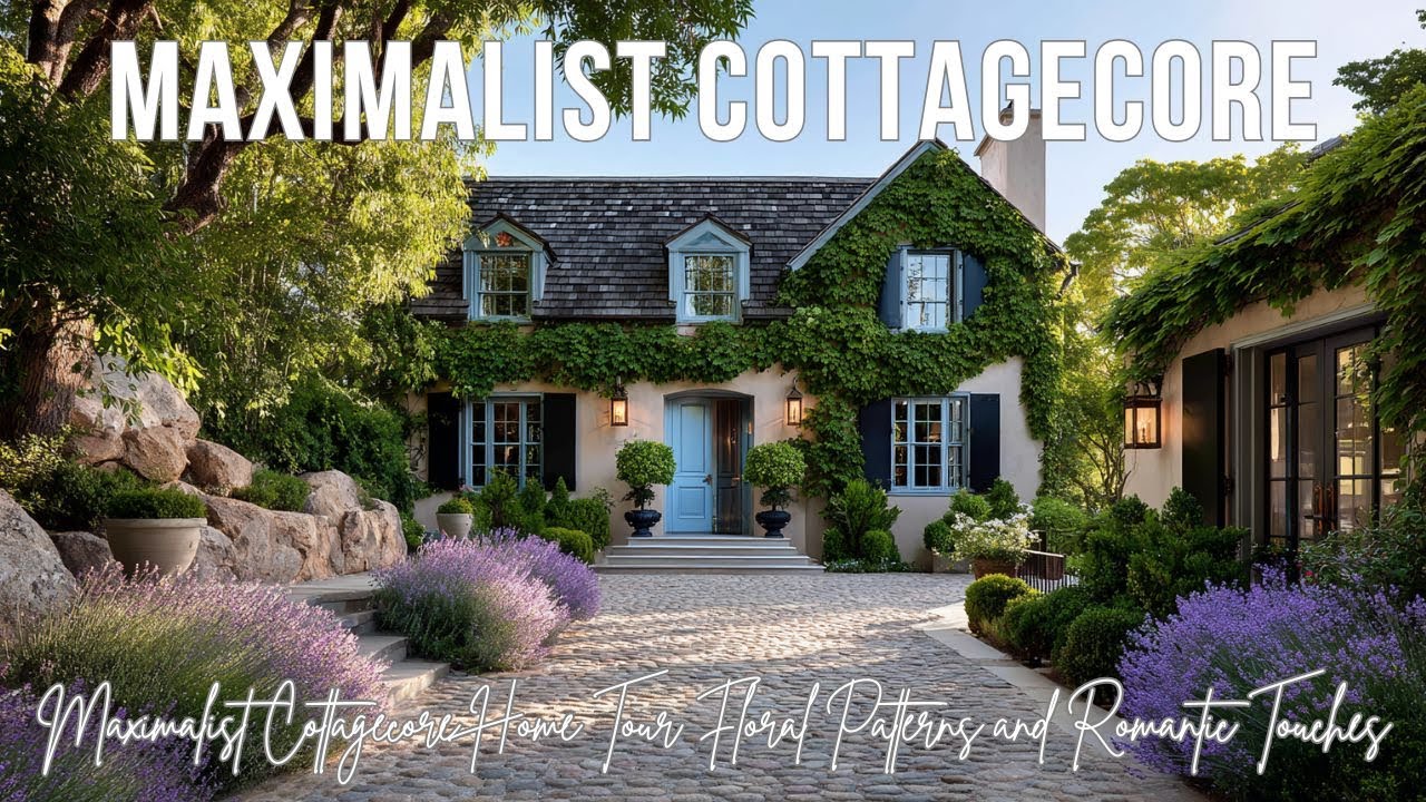 Maximalist Cottagecore Home Tour: Floral Patterns and Romantic Touches ...