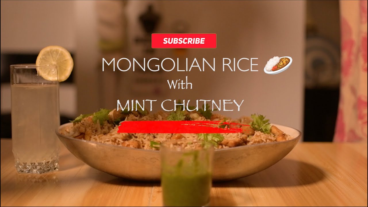 Mongolian Rice 🍛 | What's On The Menu - YouTube