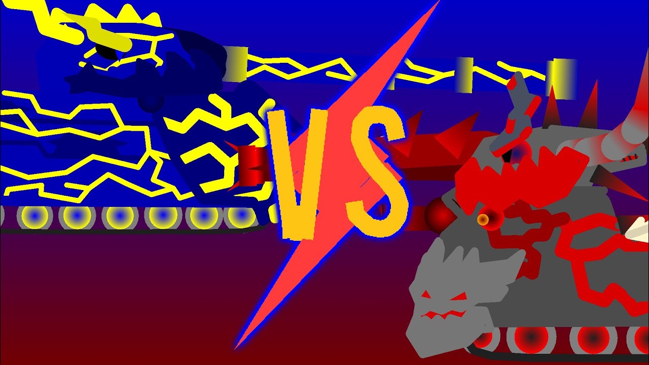 Leviathan Vs. Thunder 2 - Cartoons About Tanks - YouTube