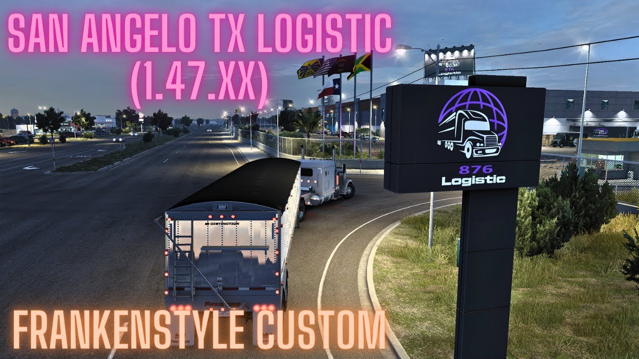 American Truck Simulator - Frankenstyle Custom - YouTube