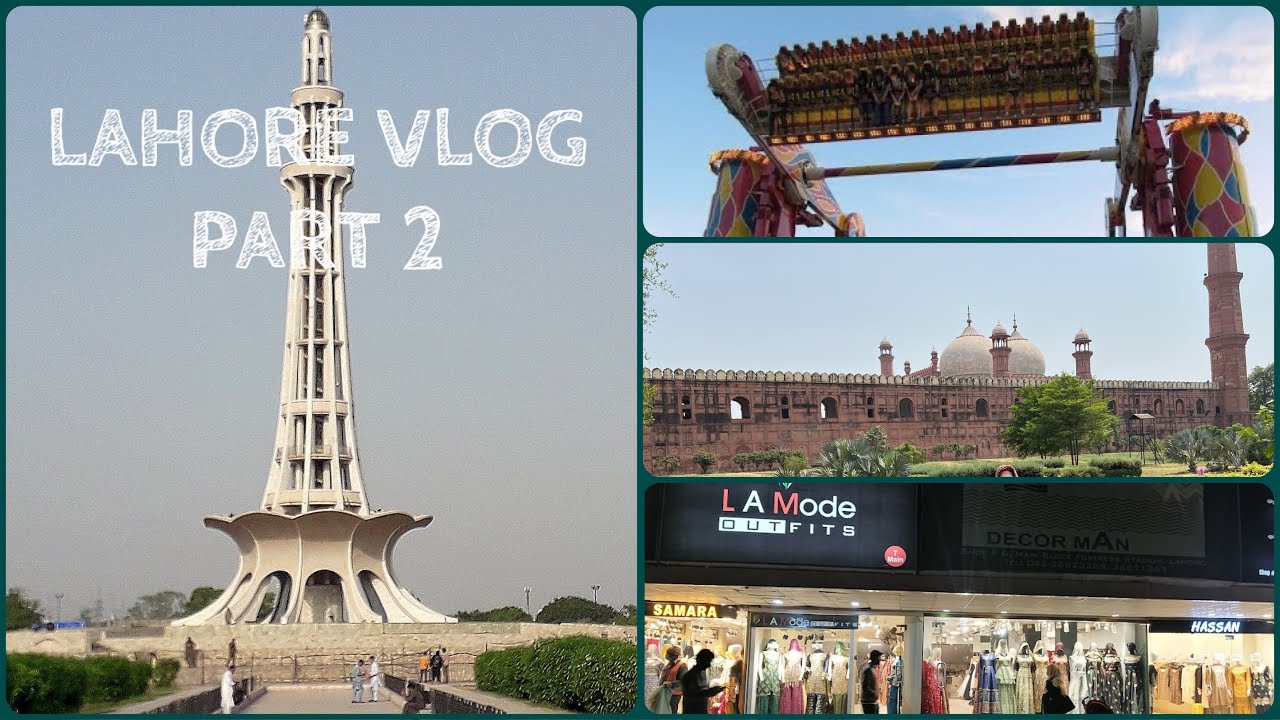 LAHORE VLOG PART 2 | MINAR E PAKISTAN | JOY LAND AMUSEMENT PARK # ...