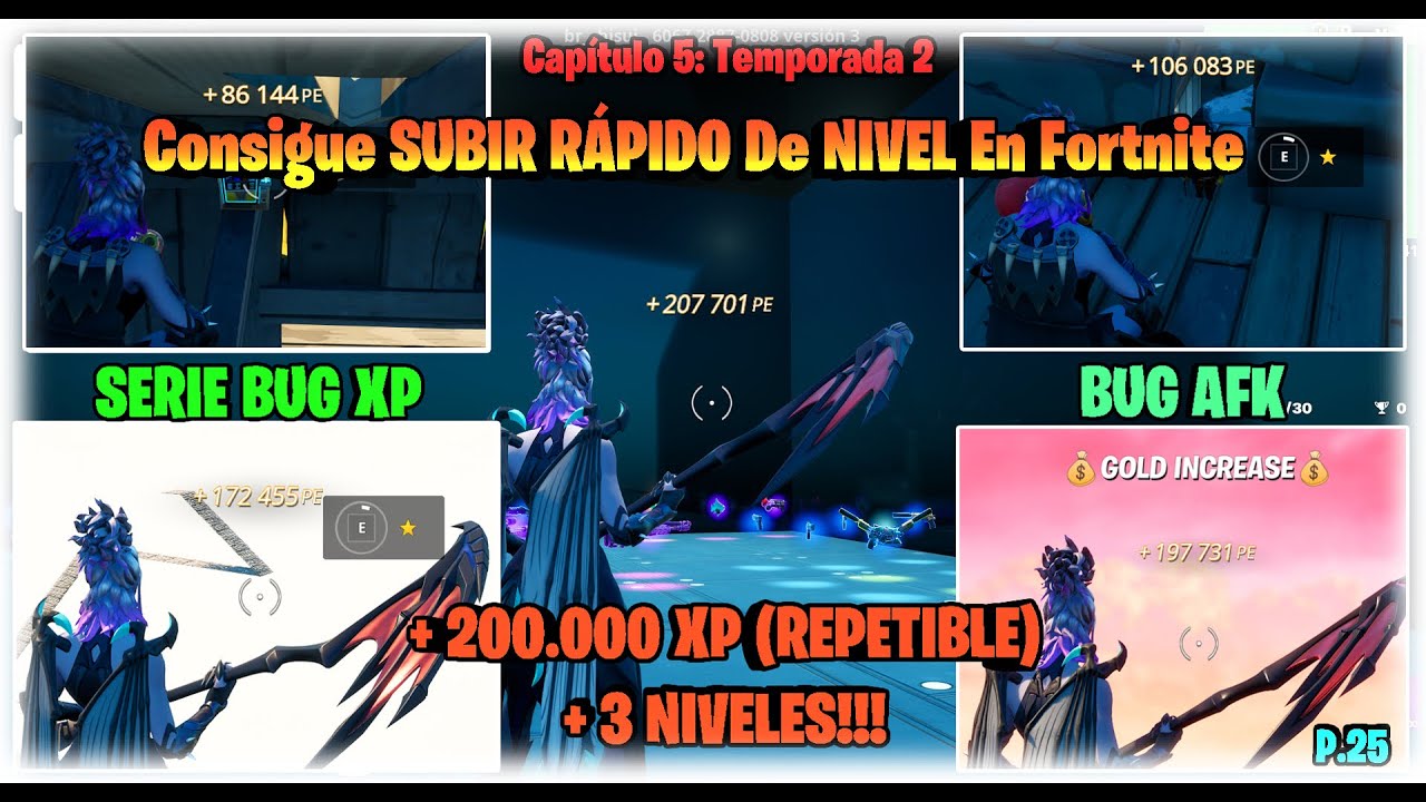⚔️FORTNITE - SUBE MÁS RÁPIDO DE NIVEL BUG XP +200K / BEST XP MAP GLITCH ...