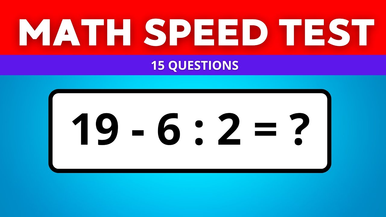MATH QUIZ | math test | general knowledge test | mathematics quiz - YouTube