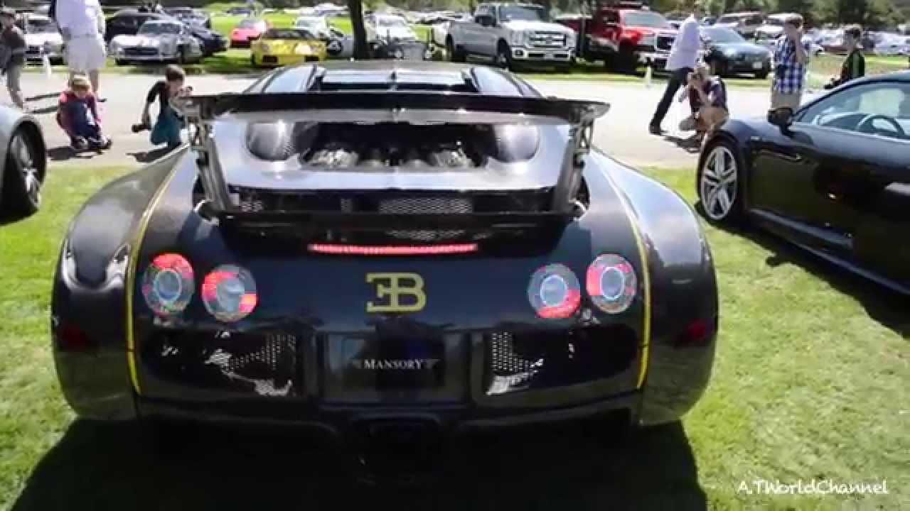 CRAZY Mansory Bugatti Veyron Vincero Engine Starts Up, Exhaust Sound ...