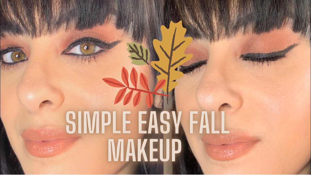 Easy, Simple Fall Makeup - YouTube