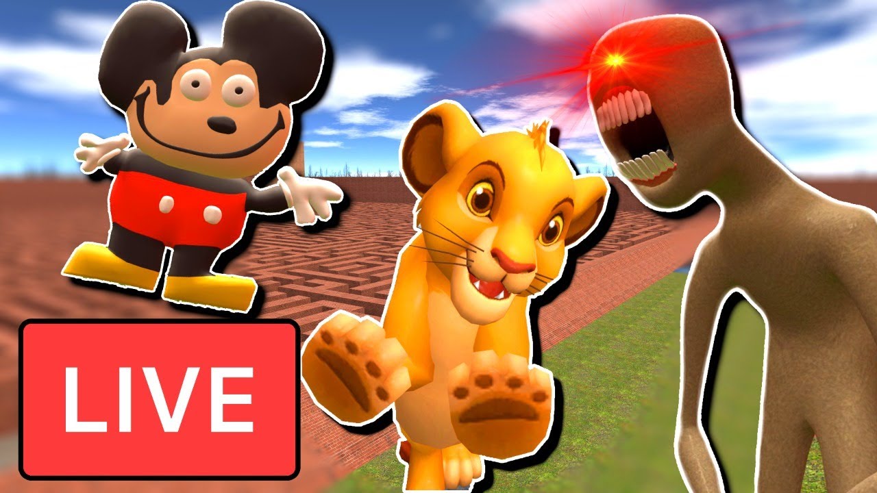 🔴 RUNNING IN MAZE LIVE... (gmod nextbot) |SHOOTABIRDIE - YouTube