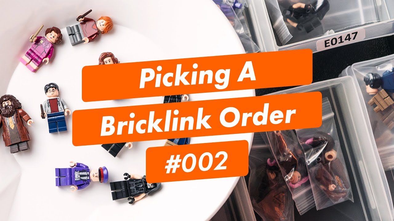 Picking a Lego Bricklink Order #002 (We hit 1000 sales!) - YouTube
