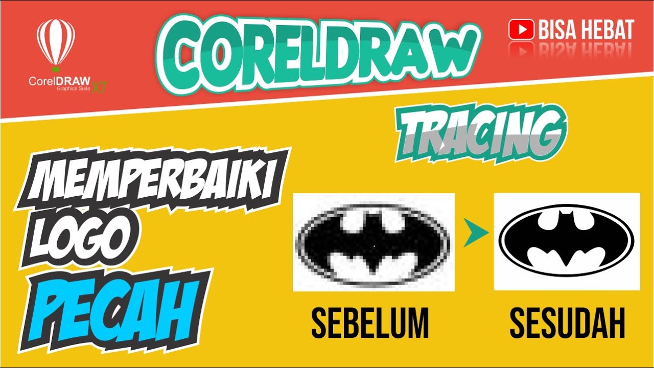 Tutorial Cara Memperbaiki Logo Yang Pecah Dengan Teknik Trace Pada ...