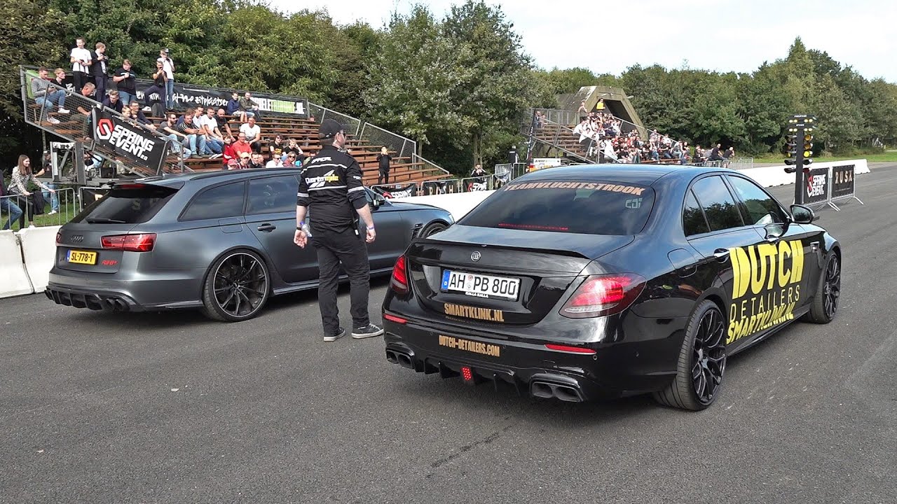 BRABUS 800 E63S AMG 4Matic+ vs 750HP ABT Audi RS6+ with iPE Exhaust ...