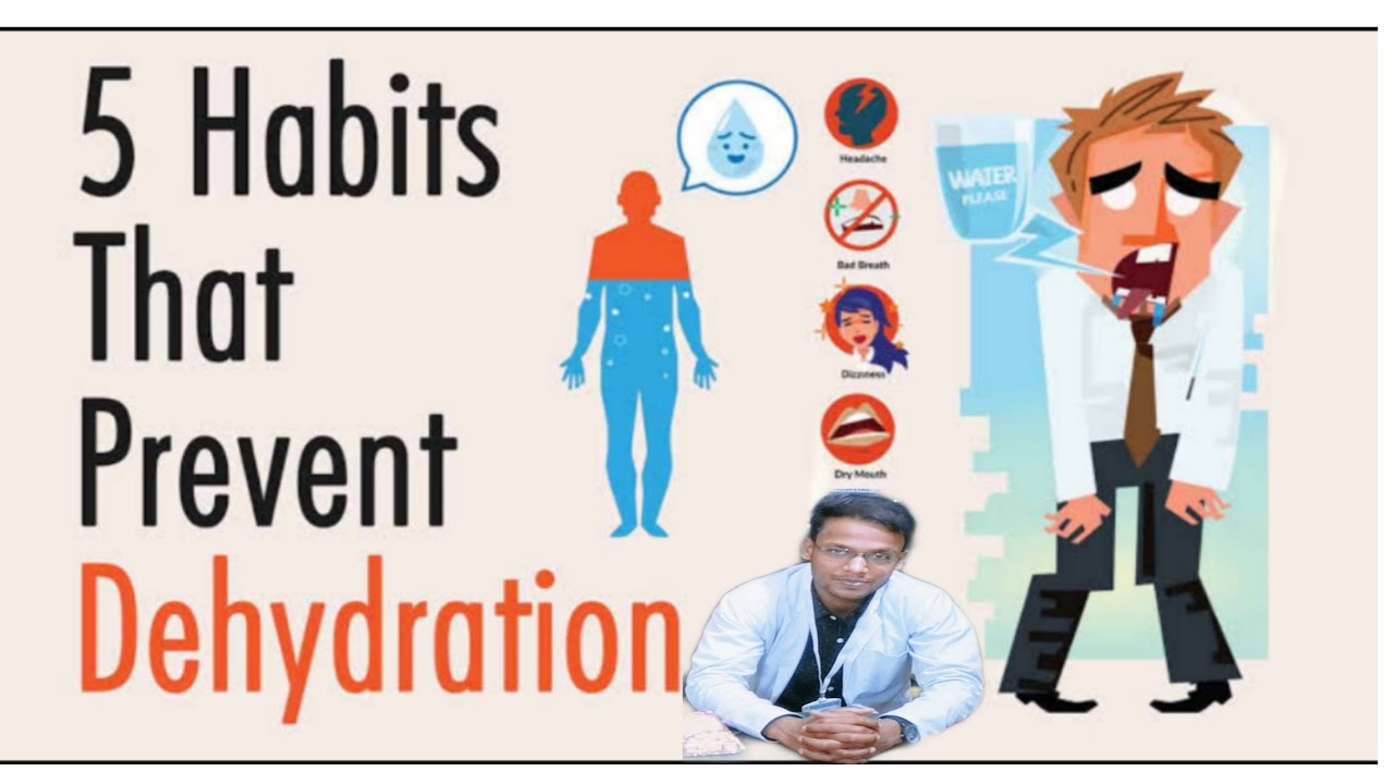 DEHYDRATION sign, treatment and prevention - YouTube