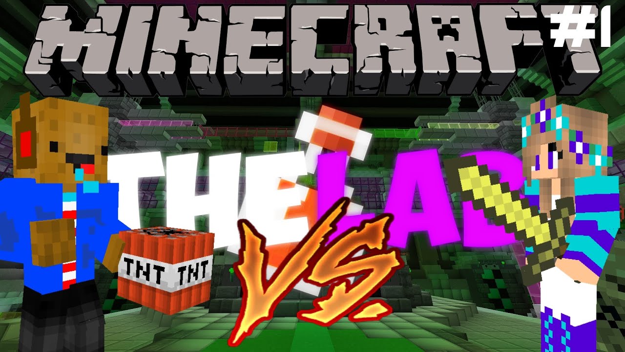 MINECRAFT # the lab ep. 4 # IGRANJE PROTI SESTRICI - YouTube