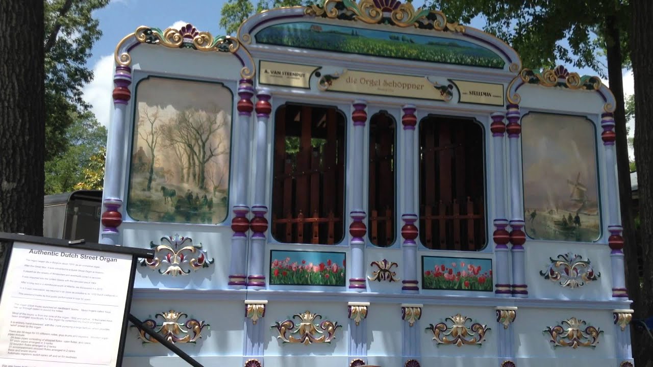 58/9 key Van Steenput-Stelleman street organ plays "Die ...